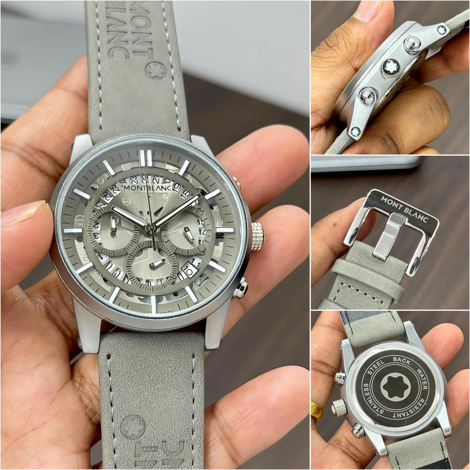 MontBlanc Matte Chronograph Collection - First Copy Watches