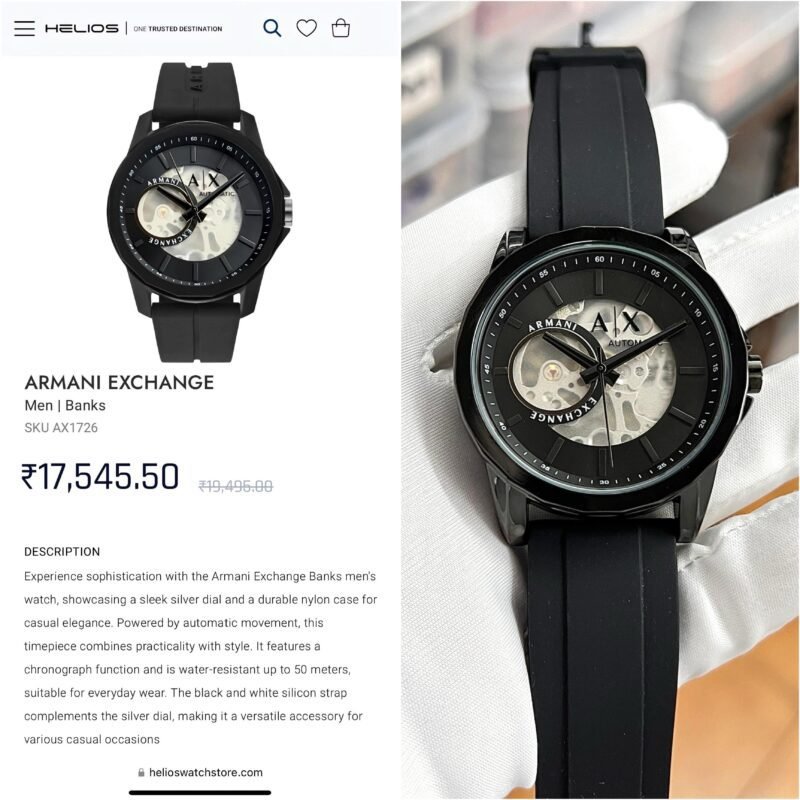 Armani Exchange Modern Automatic First Copy Watch - First Copy Watches