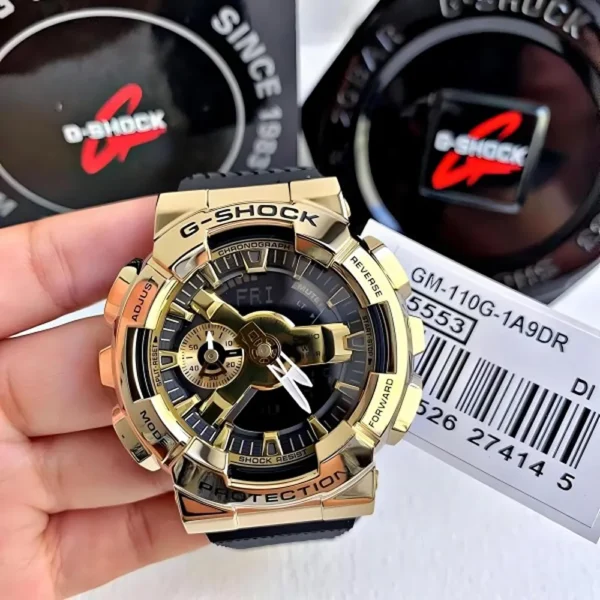 G-shock GM-110BB-1A Gold First Copy Watch - First Copy Watches